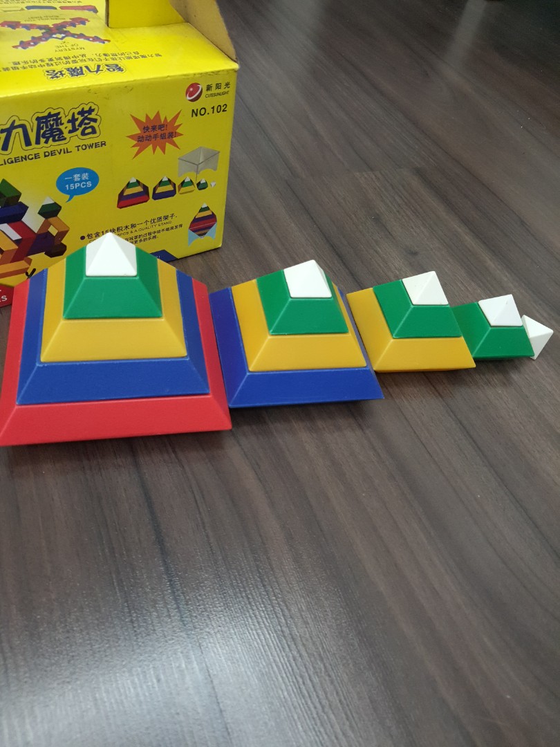 Stackable blocks, Hobbies & Toys, Toys & Games on Carousell