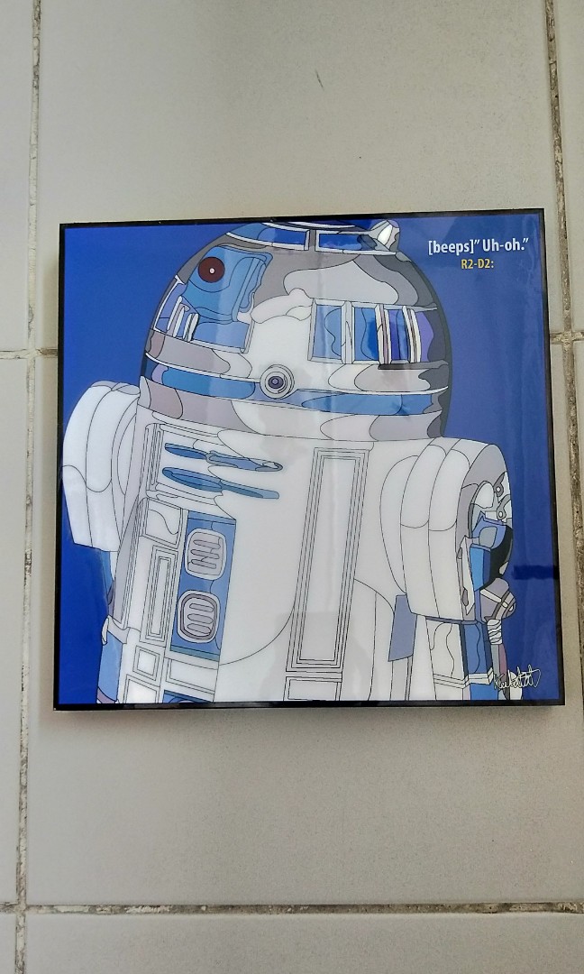 Star Wars r2d2 square pop art, Hobbies & Toys, Stationery & Craft, Art ...