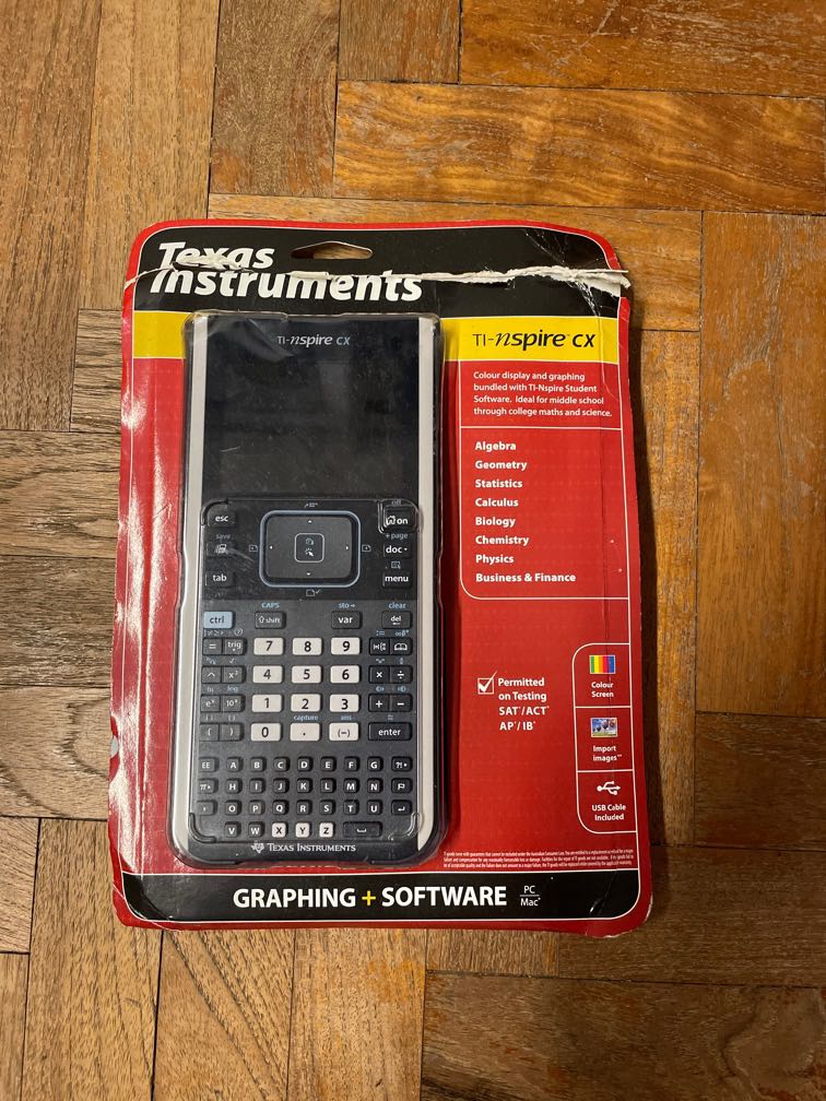 Texas Instruments Ti-inspire graphical calculator, Hobbies & Toys ...