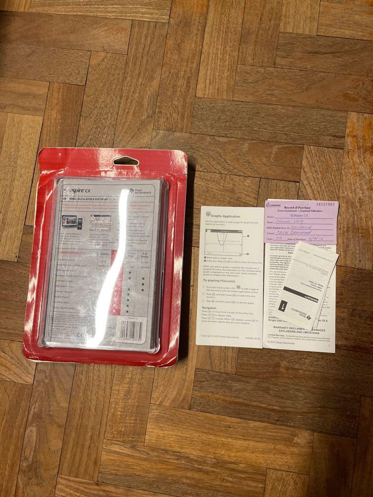 Texas Instruments Ti-inspire graphical calculator, Hobbies & Toys ...