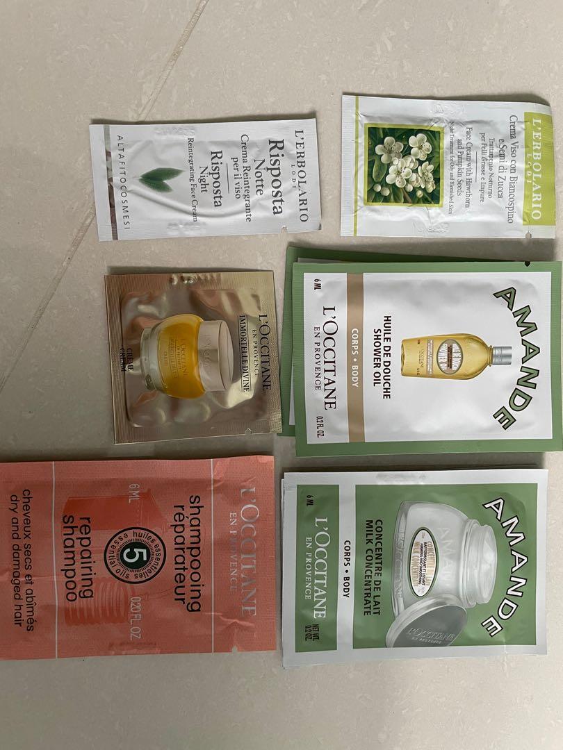 Toiletries sample, Beauty & Personal Care, Bath & Body, Bath on Carousell