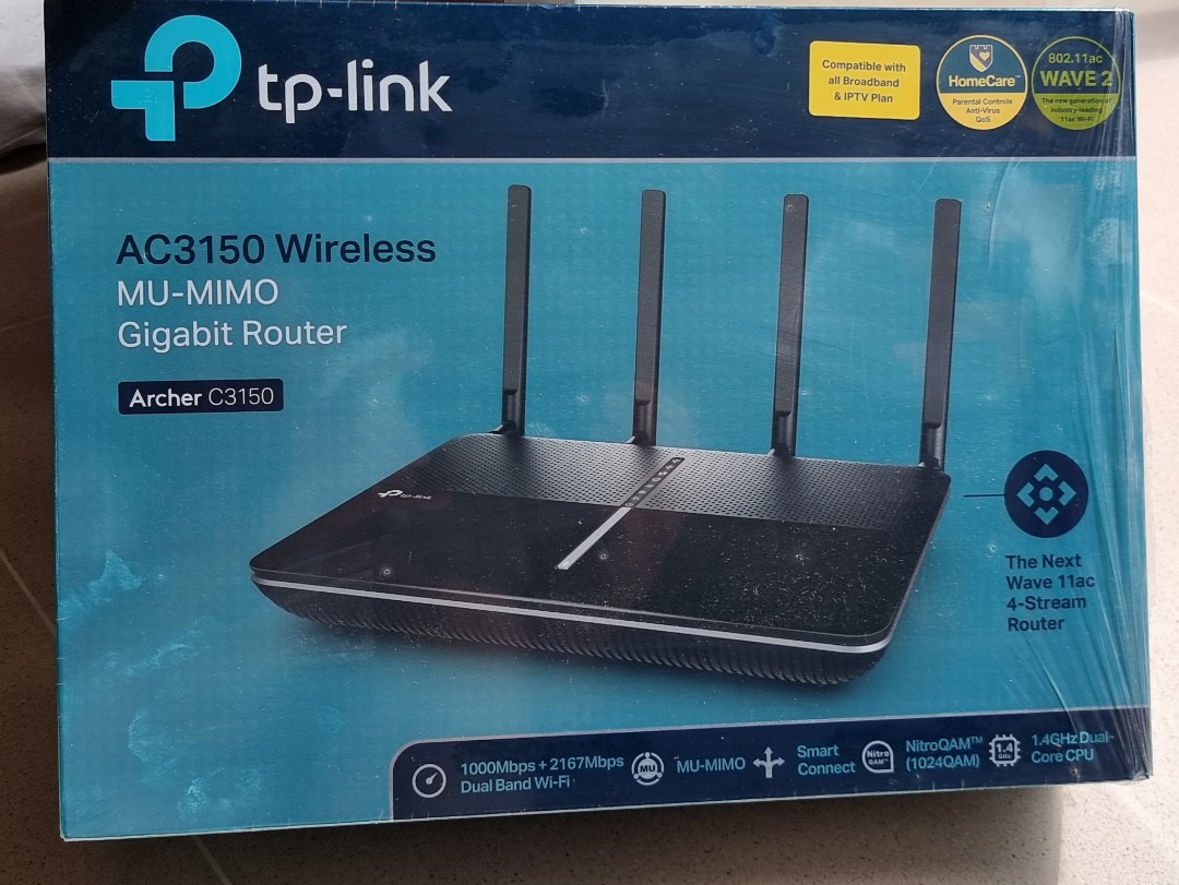 tp-link Archer C3150 gigabit router, Computers & Tech, Parts ...