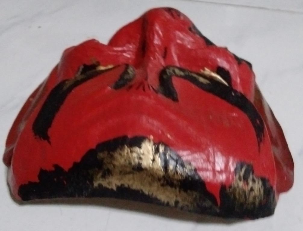 Vintage Japanese Traditional Bugaku Mask Sanju Papier Mache Strong ...