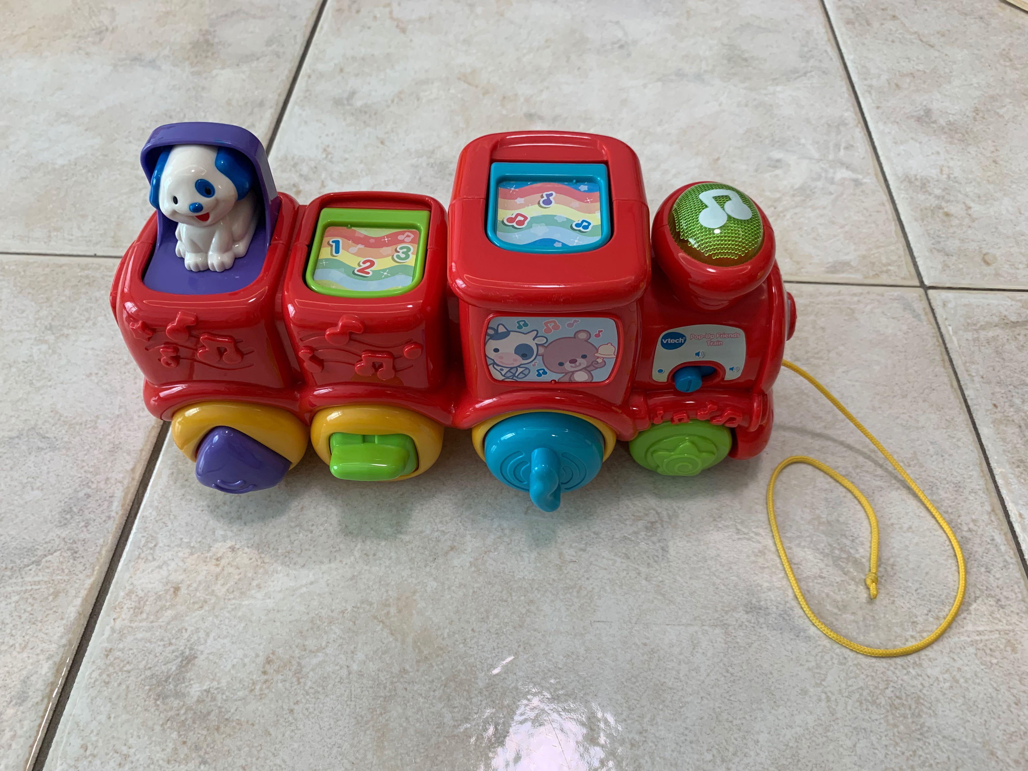 VTECH Pop Up Friends Train - with Music (Educational and Fun toy ...