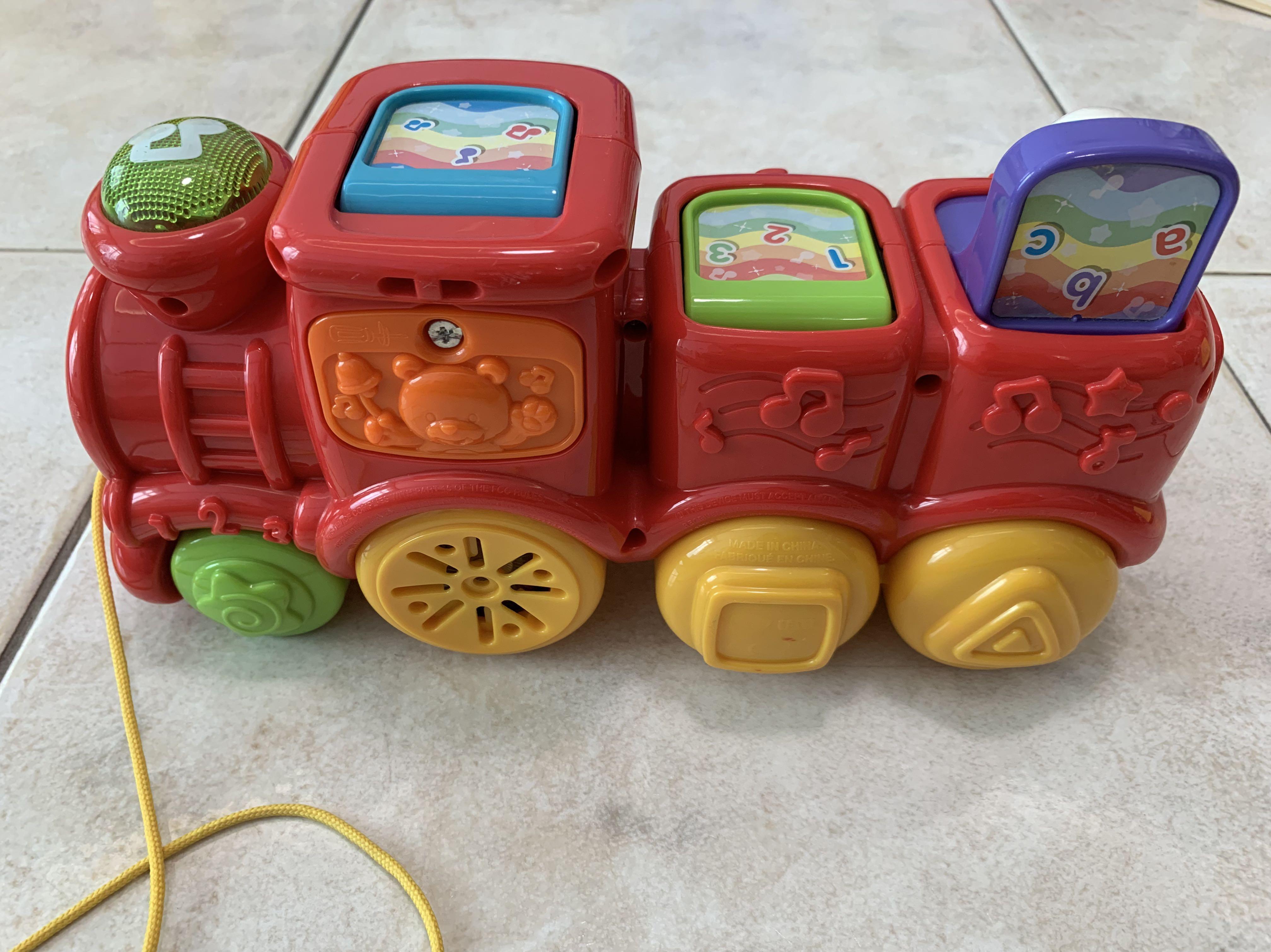 VTECH Pop Up Friends Train - with Music (Educational and Fun toy ...