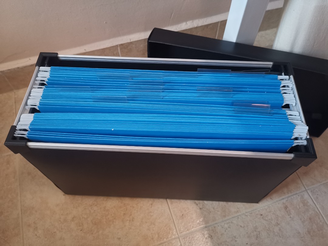WFH filing documents system/storage box, Furniture & Home Living, Home ...