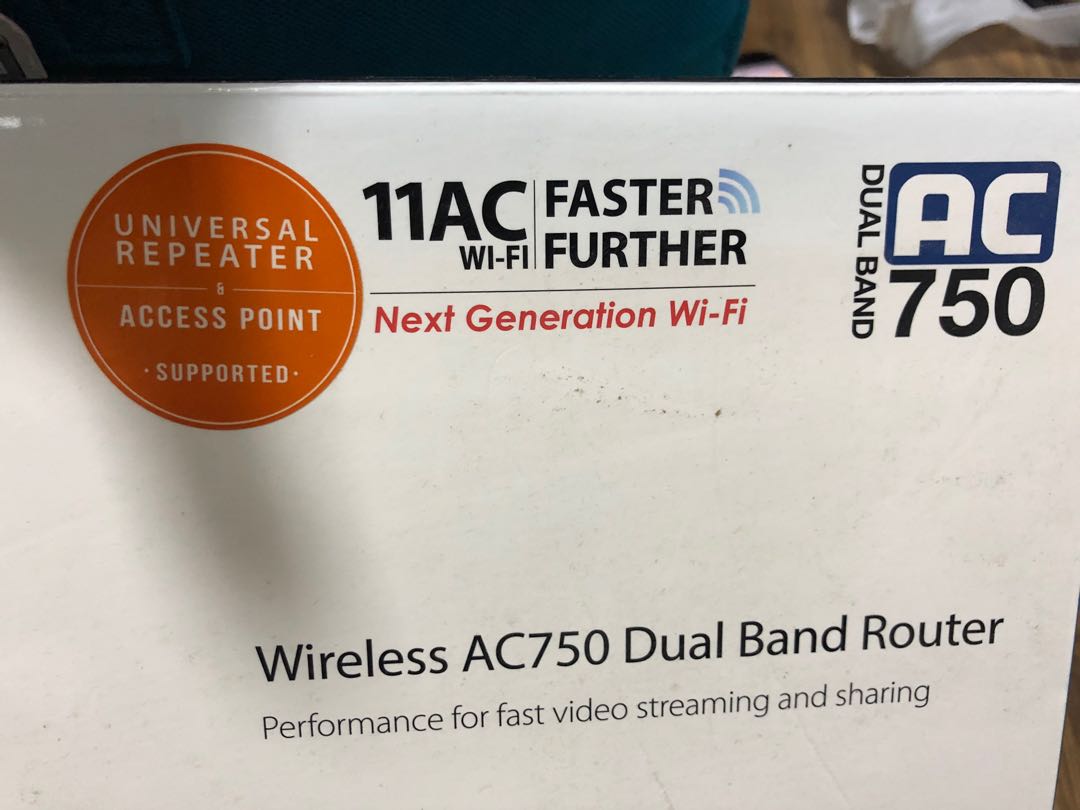 Wireless AC750 Dual Band Router, Computers & Tech, Parts & Accessories ...