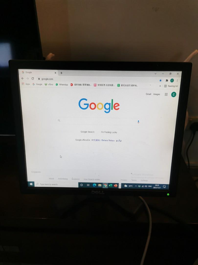 16 inch Dell Monitor Screen, Computers & Tech, Parts & Accessories ...