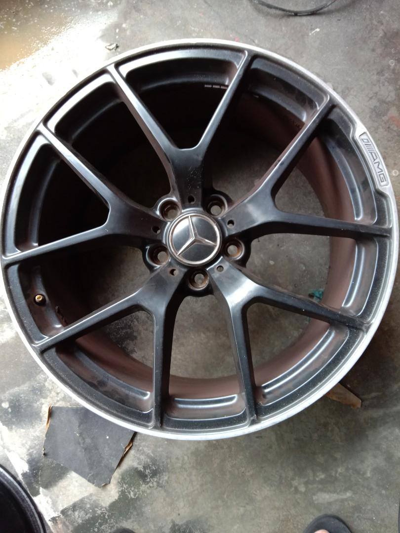 19" AMG rep rims, Car Accessories, Tyres & Rims on Carousell