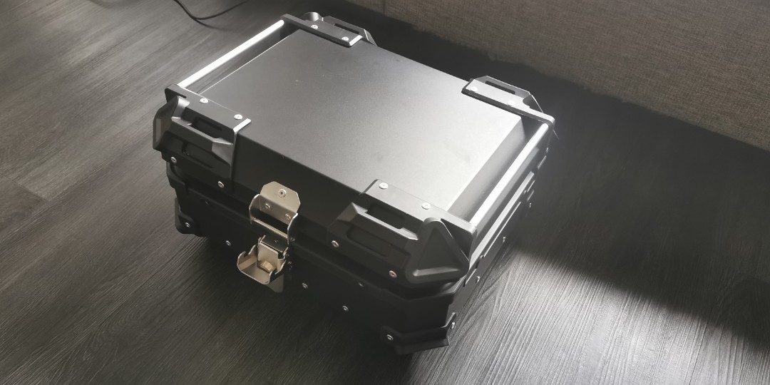 25L Aluminium Top Box, Motorcycles, Motorcycle Accessories on Carousell