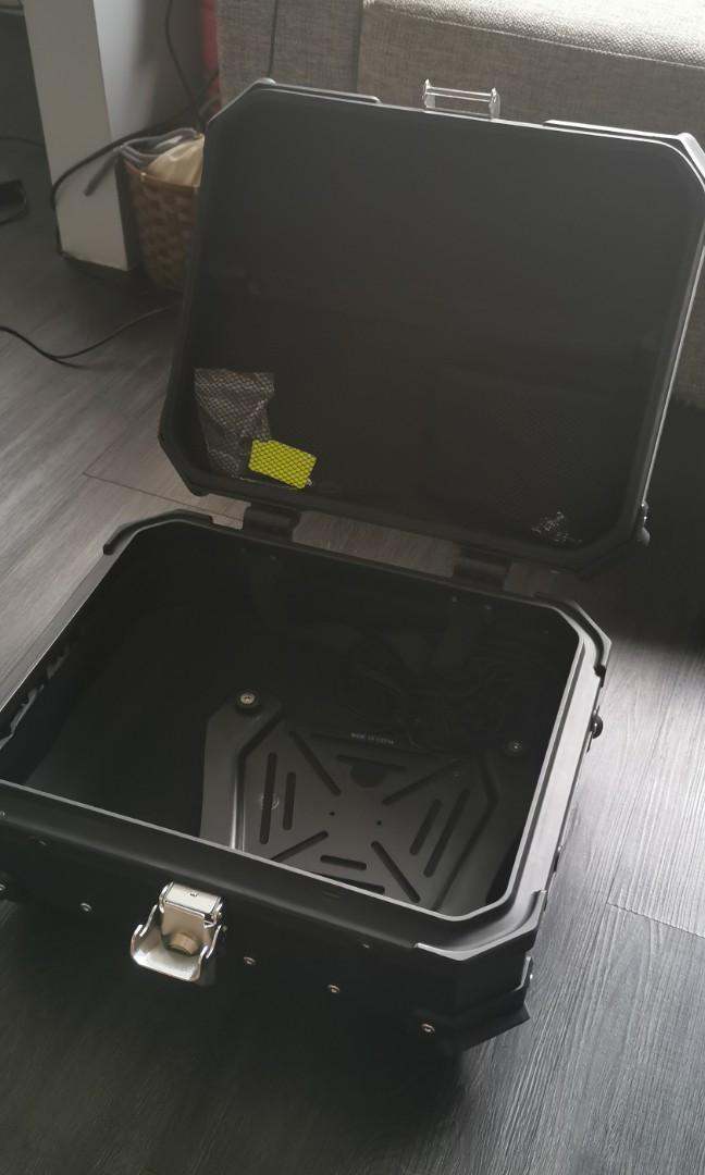 25L Aluminium Top Box, Motorcycles, Motorcycle Accessories on Carousell