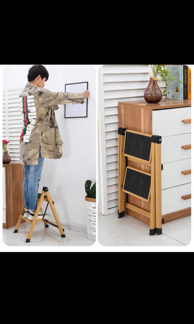 New colour 2 Step slim Ladder, Furniture & Home Living, Furniture ...