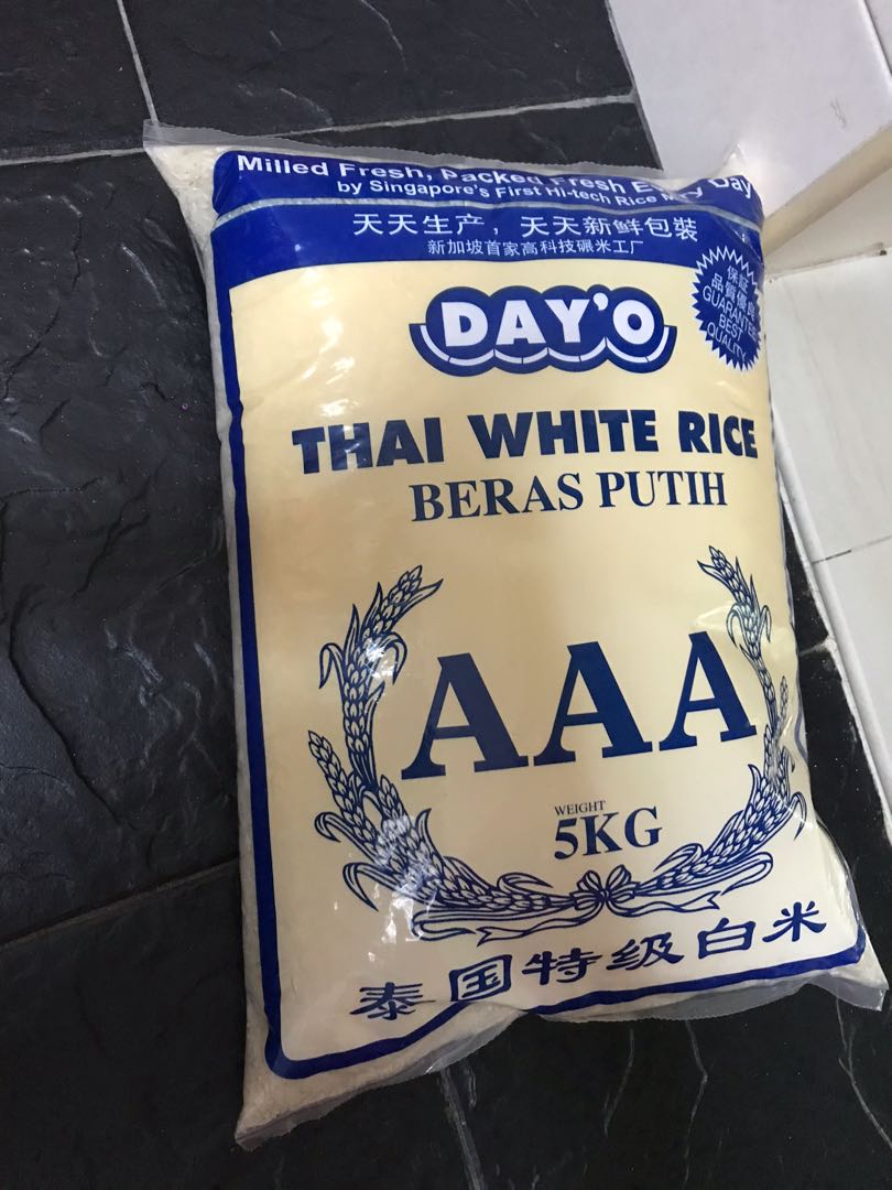 AAa 5kg white rice Thai rice, Food & Drinks, Rice & Noodles on Carousell