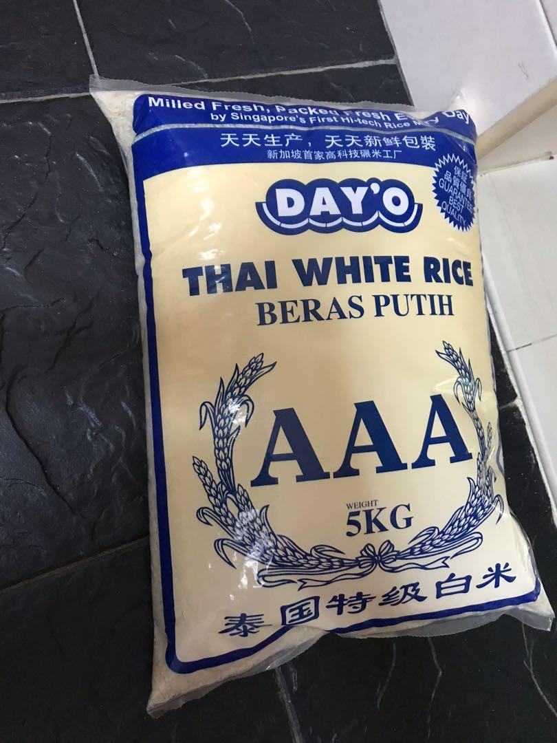 AAa 5kg white rice Thai rice, Food & Drinks, Rice & Noodles on Carousell