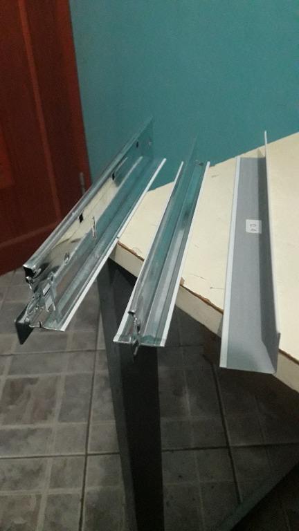 Acoustic Gypsum Ceiling Panels on Tee Runners, Commercial & Industrial ...