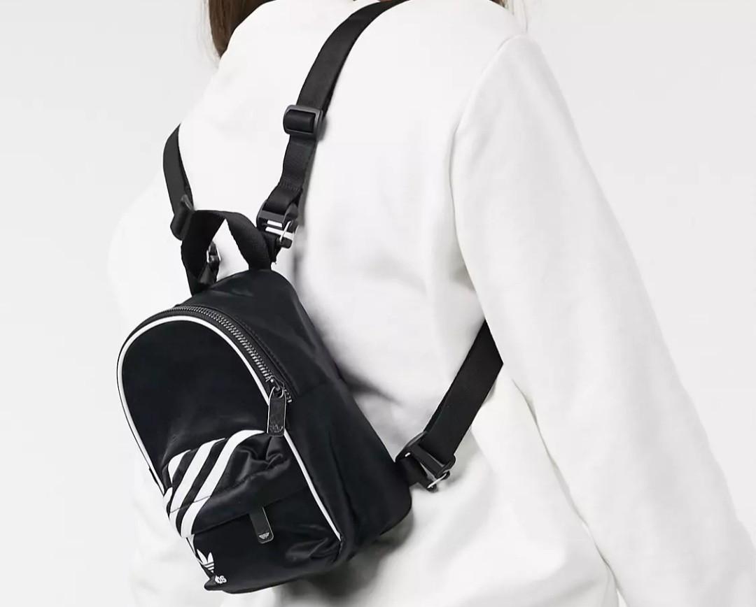 Adidas originals mini backpack black, Women's Fashion, Bags & Wallets, Backpacks on Carousell