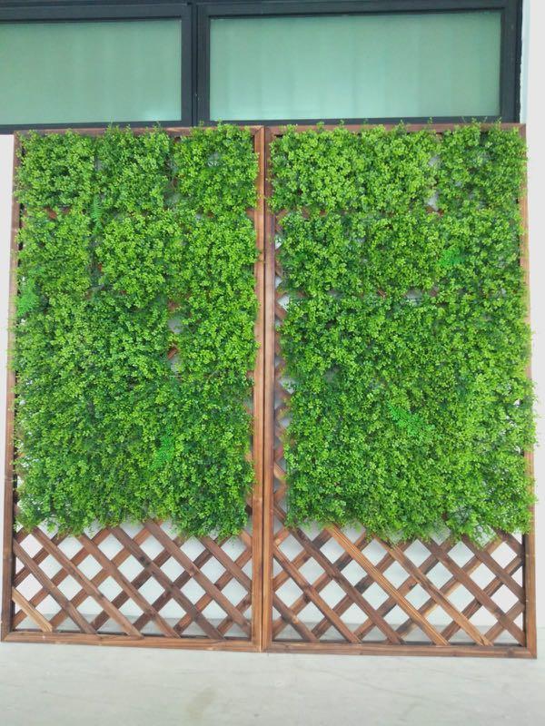 Artificial Grass panels partition divider, Furniture & Home Living ...