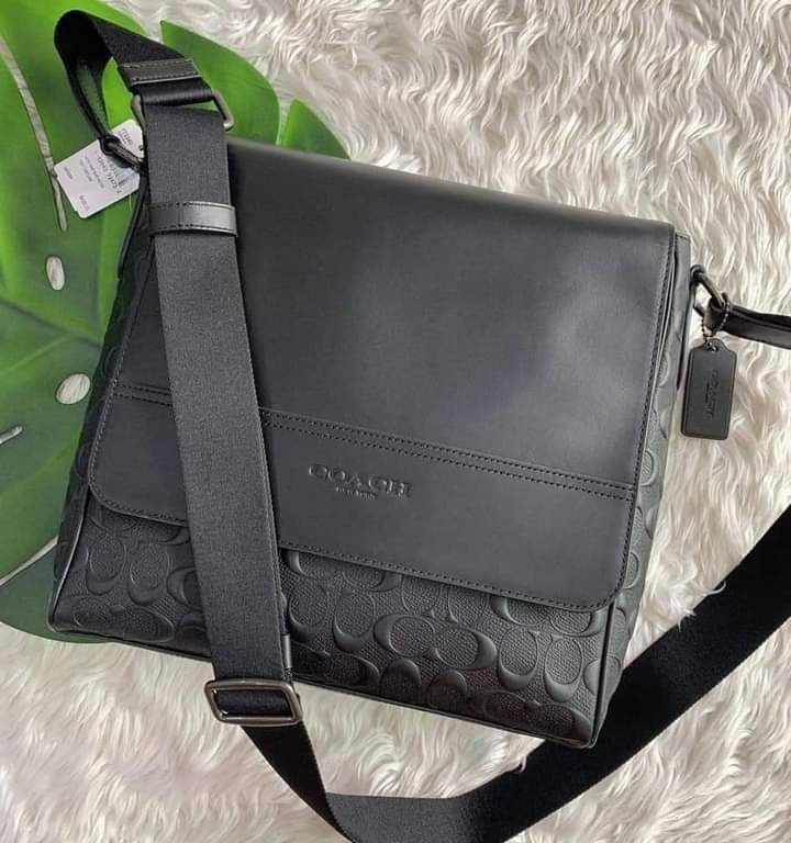Authentic Coach Houston Map, Men's Fashion, Bags, Sling Bags on Carousell