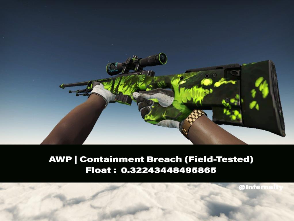 AWP Containment Breach CSGO SKINS KNIVES, Video Gaming, Gaming ...