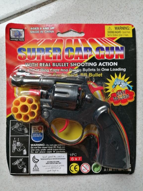 Batang 90s, 38 revolver Toy gun with Free 9pcs, 8shots plastic disc cap ...