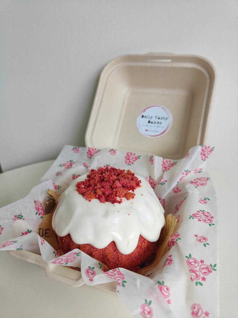 Bento Red Velvet Cake, Food & Drinks, Homemade Bakes on Carousell