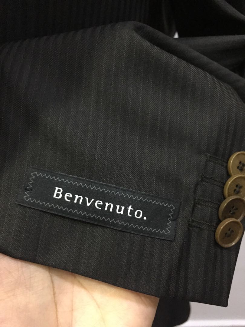 COAT BENVENUTO ITALIAN PURE WOOL WITH PANTS, Men's Fashion, Coats ...