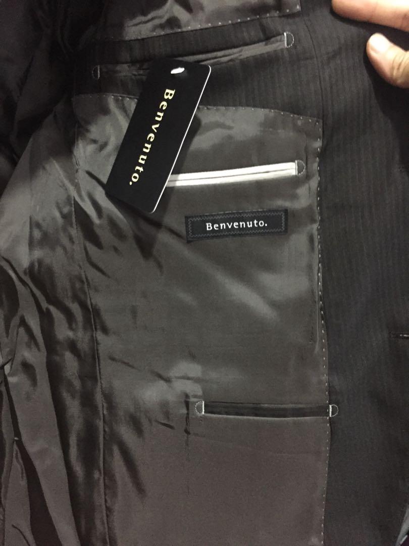 COAT BENVENUTO ITALIAN PURE WOOL WITH PANTS, Men's Fashion, Coats ...