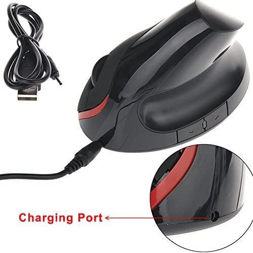 (BLACK) 5D 2.4GHz 1600 DPI Stereo Wireless Mouse with Battery Wireless ...