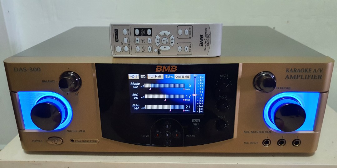 BMB karaoke system. BMB high power karaoke amplifier DAS-300 ., Audio ...