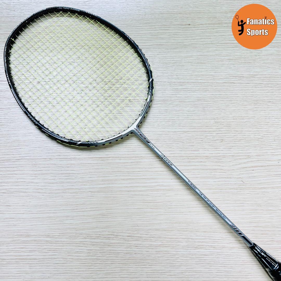 Brand New Felet Woven Ti 3000 Top Range Badminton Racket strung with Li ...