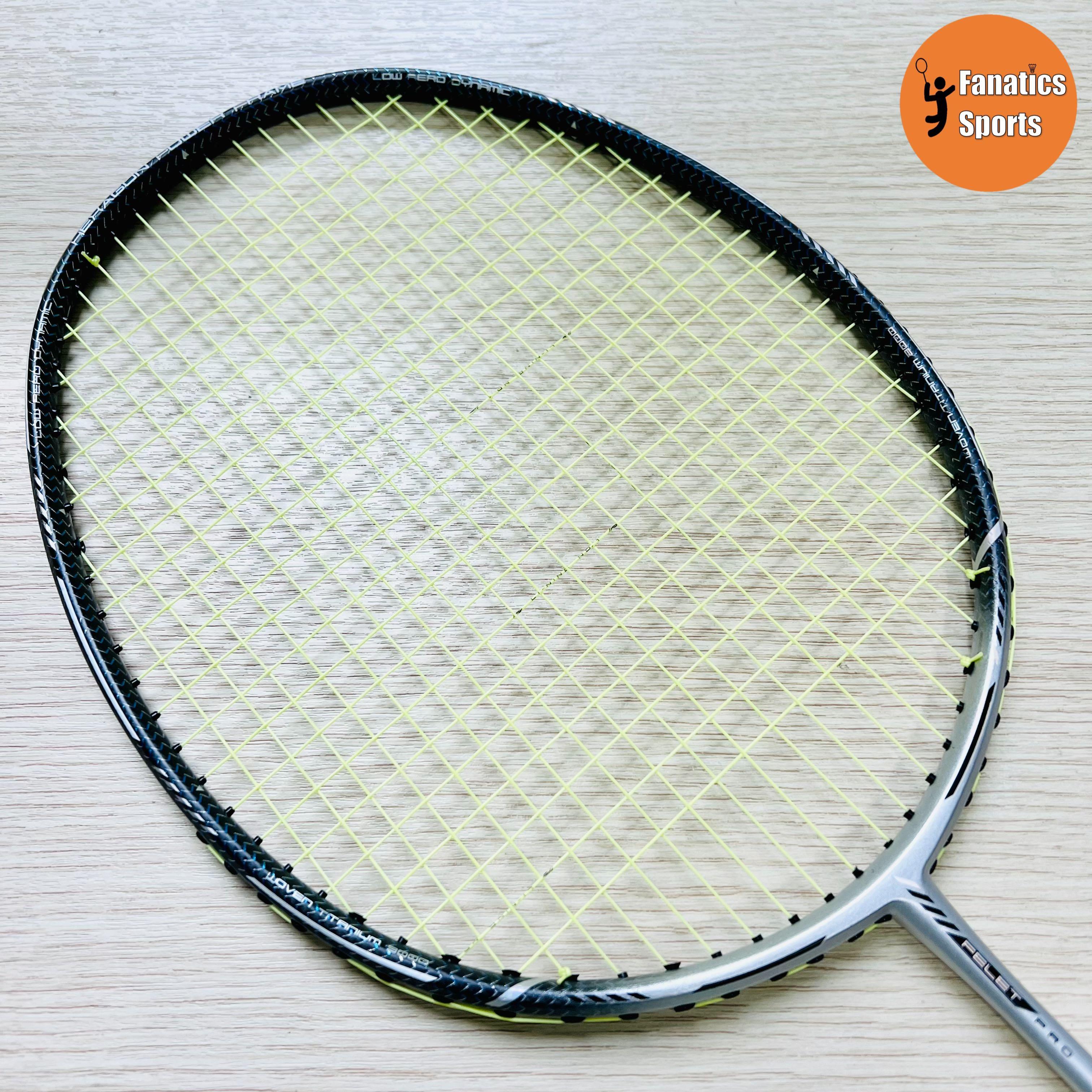 Brand New Felet Woven Ti 3000 Top Range Badminton Racket strung with Li ...