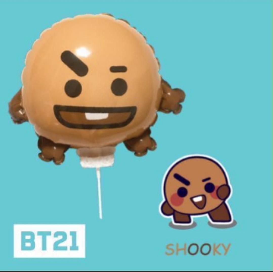 BT21 Shooky Inflatable Balloon, Hobbies & Toys, Stationery & Craft ...