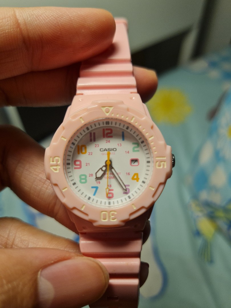 Casio Quartz Baby Pink Watch, Women's Fashion, Watches & Accessories ...