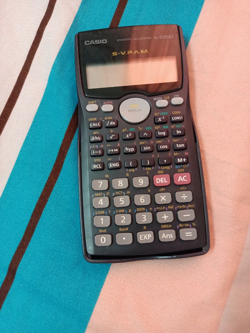 Casio scientific calculator fx-570MS, Health & Nutrition, Health ...