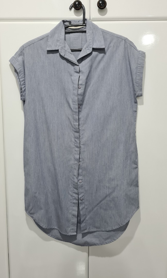 CLN SHIRT DRESS, Women's Fashion, Tops, Shirts on Carousell