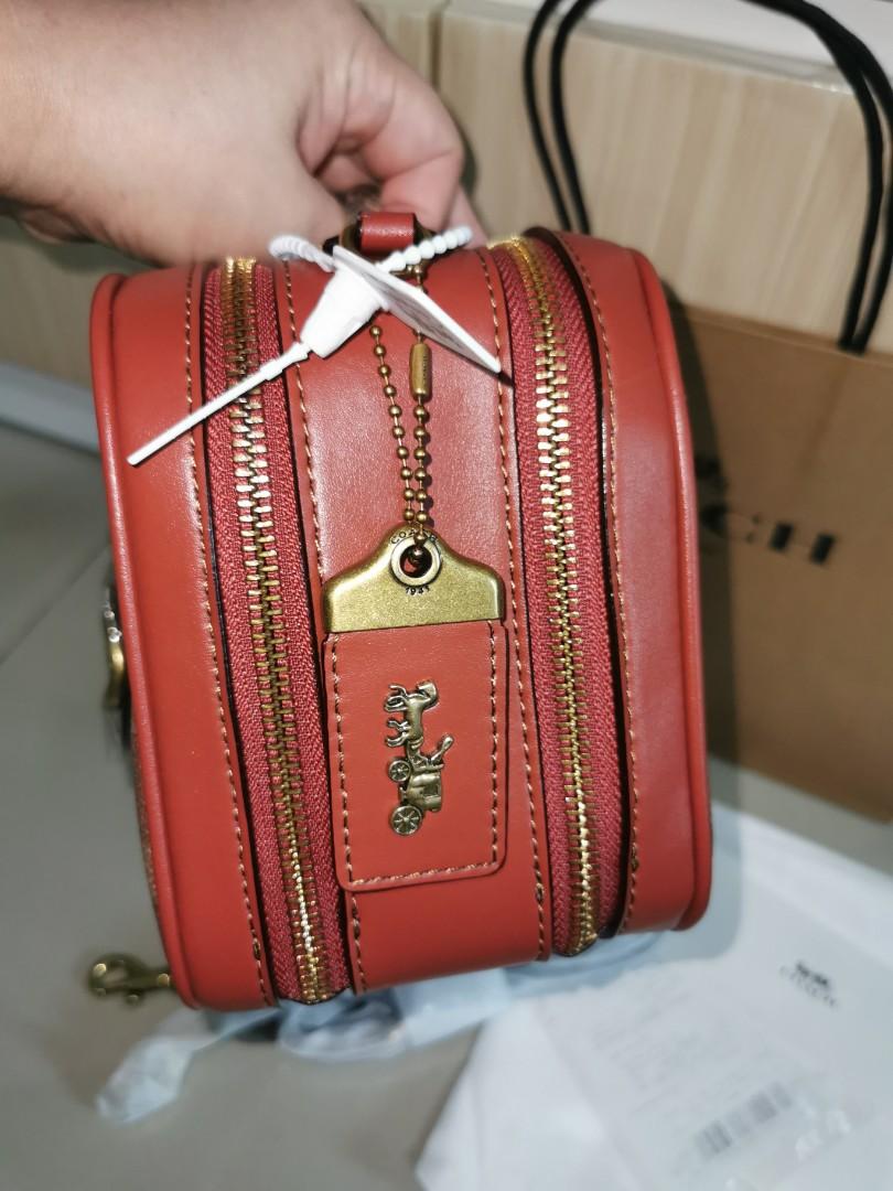 Coach Riley Lunchbox Bag In Signature Canvas, Women's Fashion, Bags ...