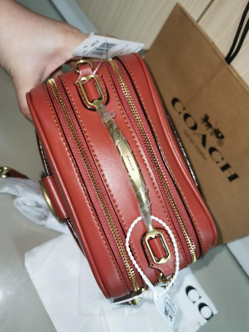 Coach Riley Lunchbox Bag In Signature Canvas, Women's Fashion, Bags ...