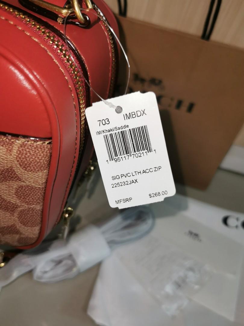 Coach Riley Lunchbox Bag In Signature Canvas, Women's Fashion, Bags ...