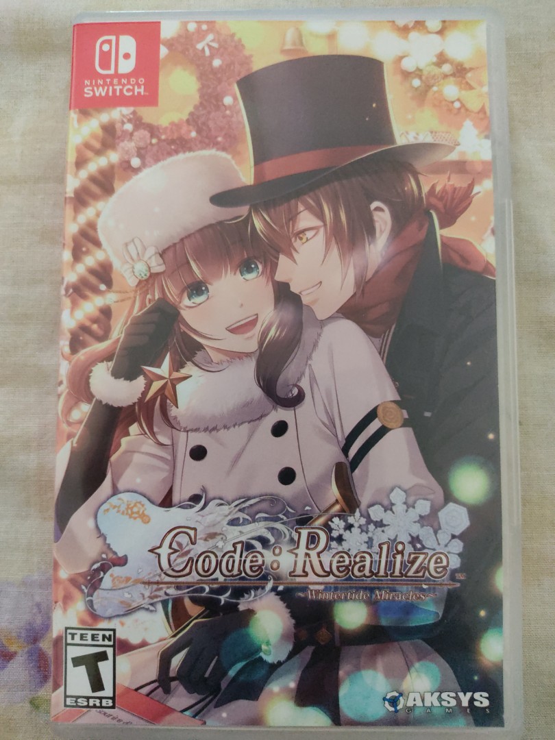 Code Realize: Wintertide Miracles Otome Game, Video Gaming, Video Games ...