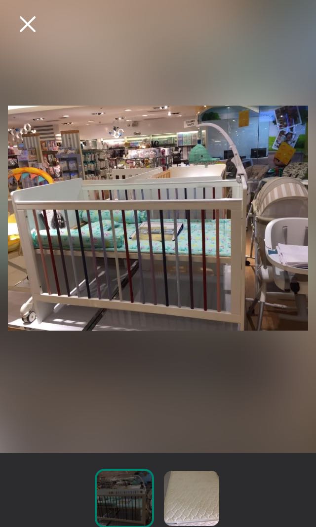 Cuddle bug crib with mattress, Babies & Kids, Baby Nursery & Kids ...