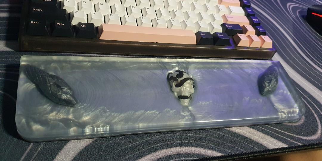 Custom artisan resin wrist rest, Computers & Tech, Parts & Accessories ...