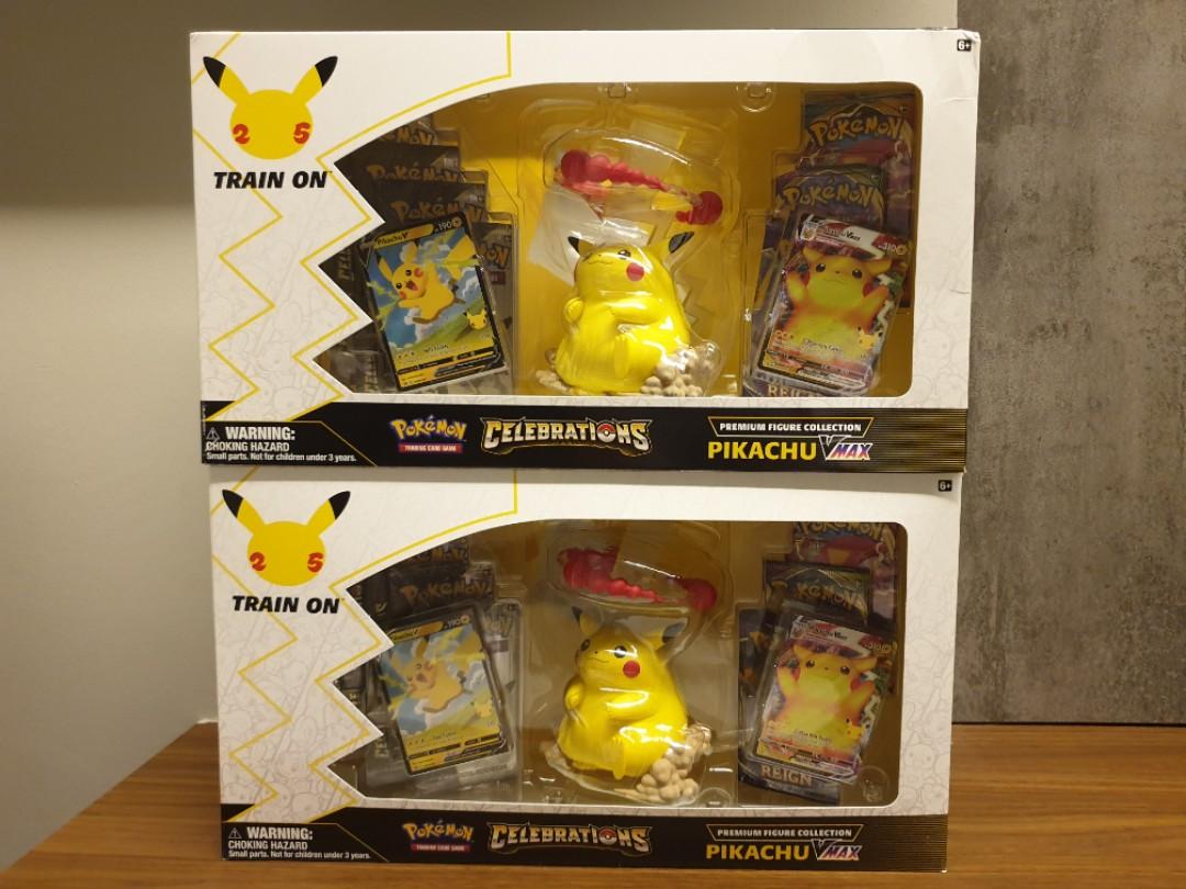 [Damaged Box - Very Good Centering] Pikachu VMAX premium figurine ...