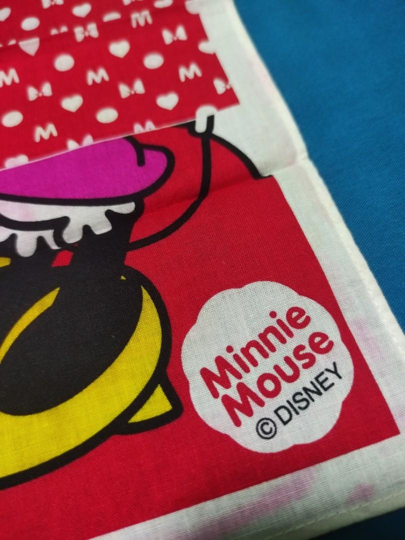 Disney Minnie Mouse Handkerchief Hanky Panyo, Women's Fashion, Watches & Accessories, Other ...