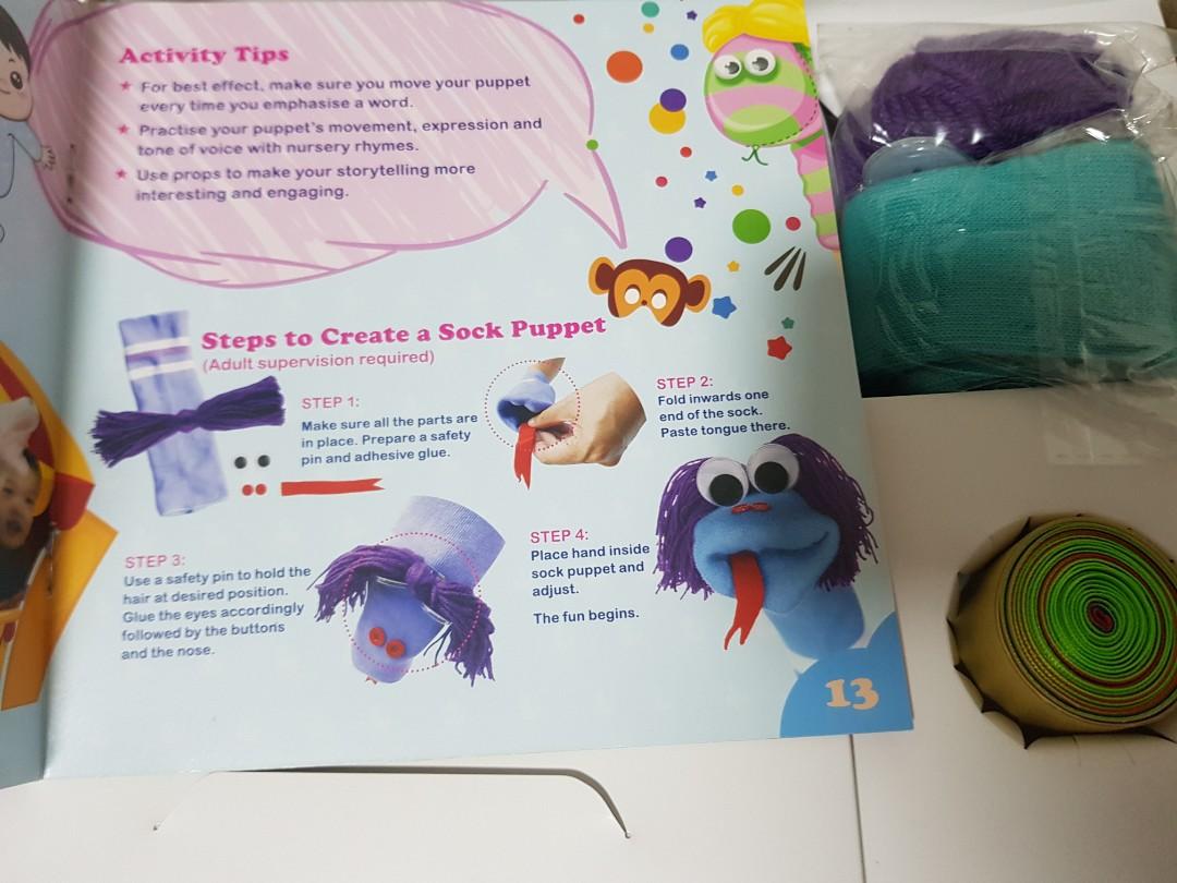 DIY Sock Puppet Activity, Hobbies & Toys, Stationery & Craft, Art ...