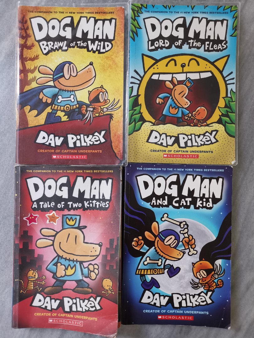 Dog man x 4 for $8, Hobbies & Toys, Books & Magazines, Children's Books ...