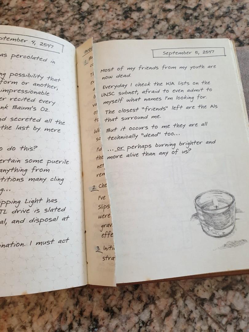 Halo Dr Halsey's Journal - Halo Reach Limited Edition, Hobbies & Toys ...