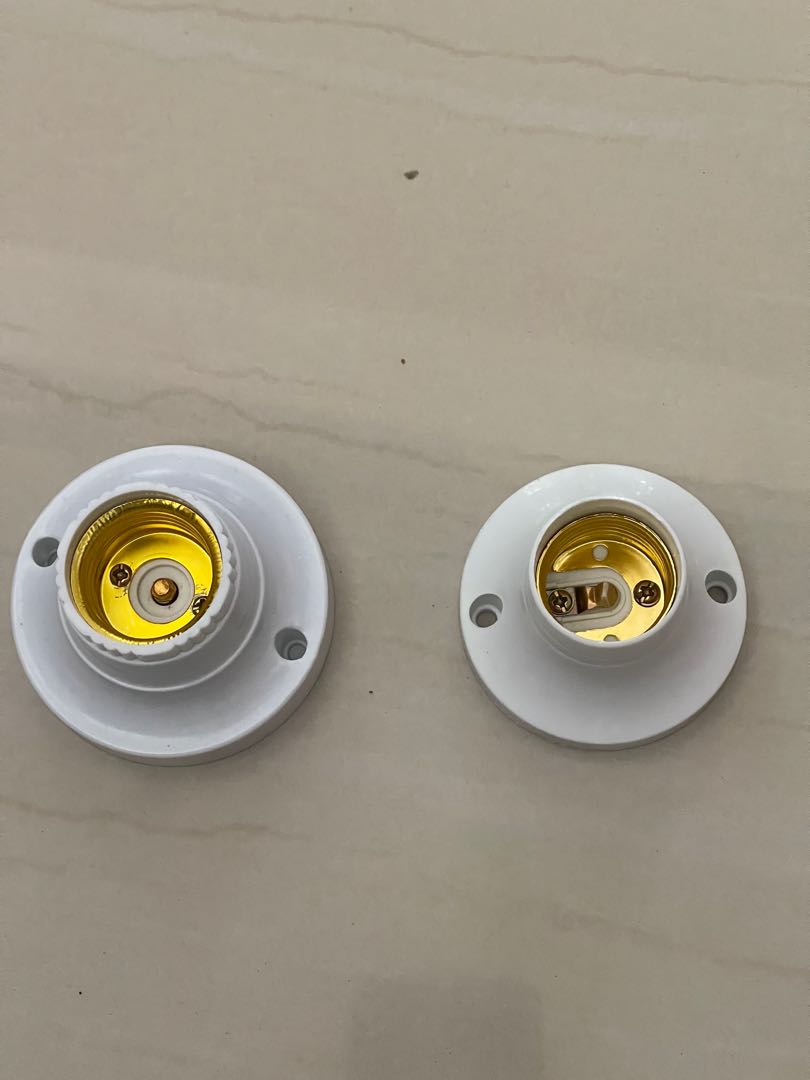 E27 Light Bulb Socket New, TV & Home Appliances, Electrical, Adaptors ...