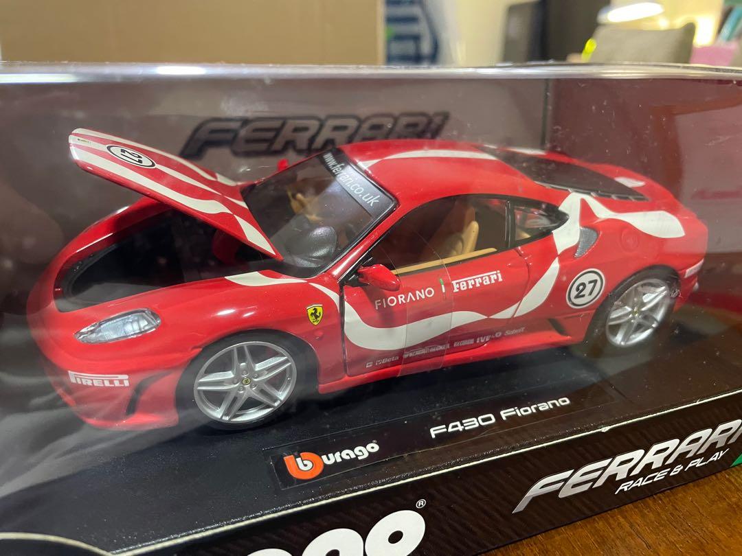 Ferrari Burago car display, Hobbies & Toys, Toys & Games on Carousell