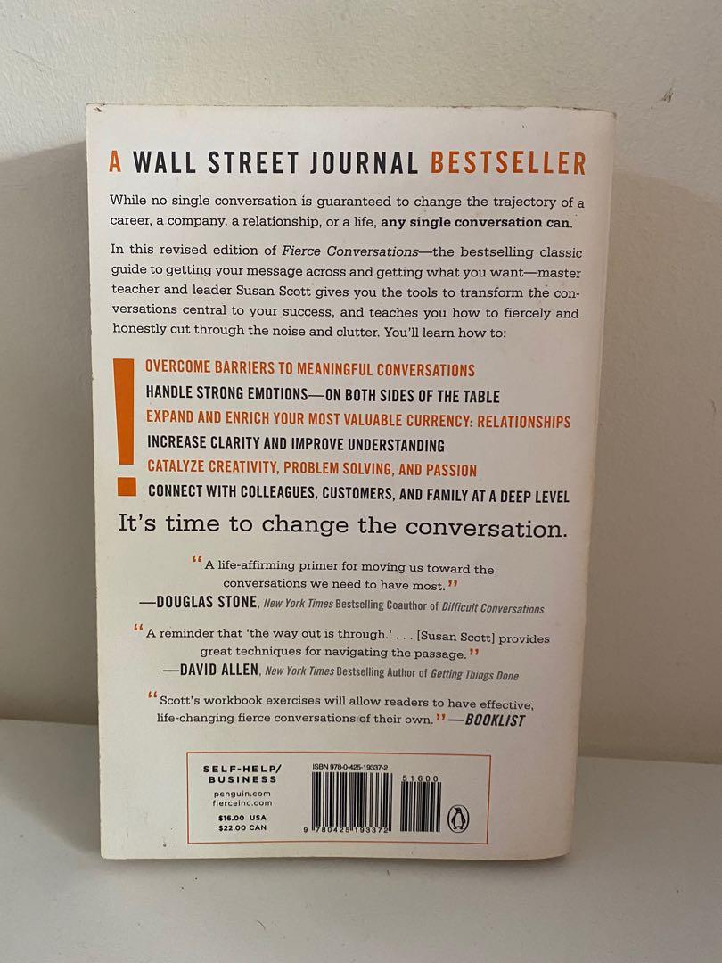 Fierce Conversations - Susan Scott, Hobbies & Toys, Books & Magazines ...