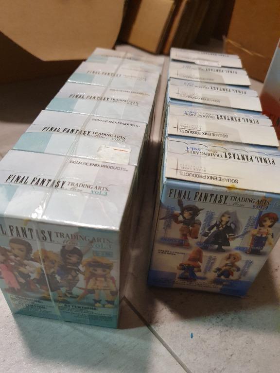 Final Fantasy Trading Arts Mini vol 1 2 3 4 FF4 complete collection ...